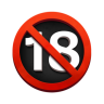 🔞 No One Under Eighteen - Emojis para Copiar