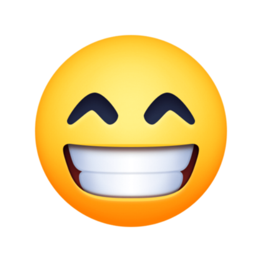 😁 Beaming Face with Smiling Eyes - Emojis para Copiar