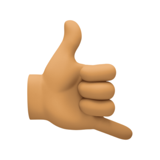 🤙🏽 Emoji Call Me Hand: Medium Skin Tone - Emojis para Copiar