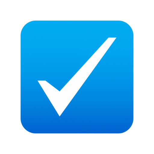 ☑️ Emoji Marca De Verificação Cinza Ou Azul - Emojis para Copiar