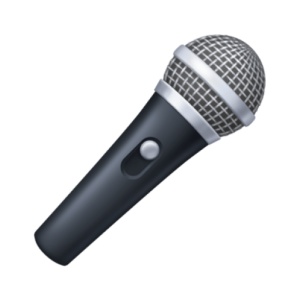 🎤 Emoji Microfone - Emojis para Copiar
