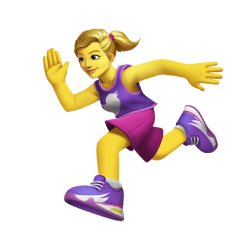 🏃‍♀️ Emoji Mulher Correndo - Emojis para Copiar