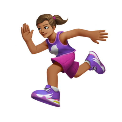 🏃🏽‍♀️ Emoji Mulher Correndo Pele Bronzeada - Emojis para Copiar
