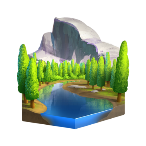 🏞️ Emoji Parque com Rio - Emojis para Copiar