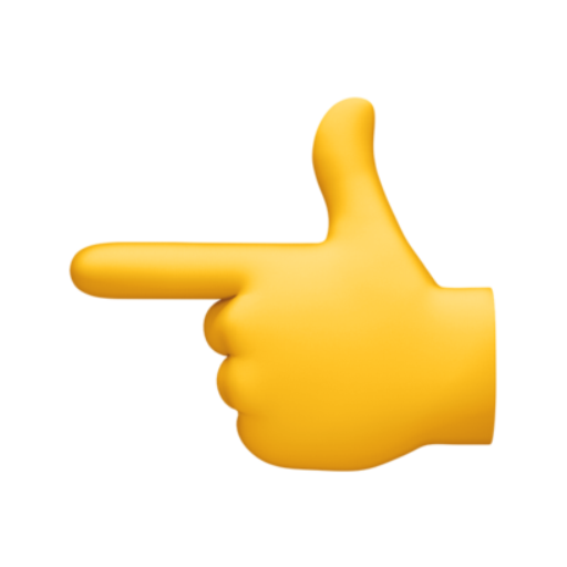 👈 Emoji Dedo Indicador Apontando Para a Esquerda - Emojis para Copiar