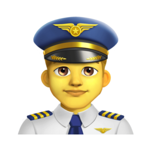 👨‍ ️ Emoji Man Pilot - Emojis para Copiar