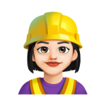 👷🏻‍♀️ Emoji Trabalhador da construção civil: tom de pele claro - Emojis ...