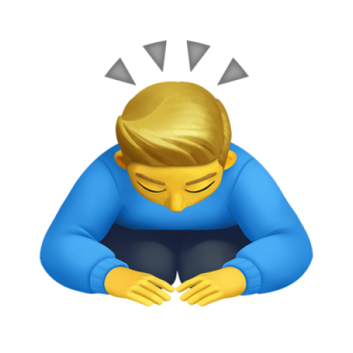🙇‍♂️ Emoji Homem Pedindo Desculpas - Emojis para Copiar