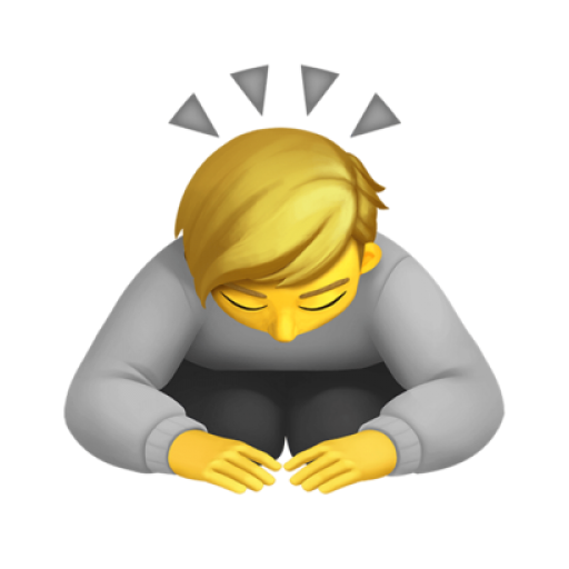 🙇 Emoji Perdão - Emojis para Copiar