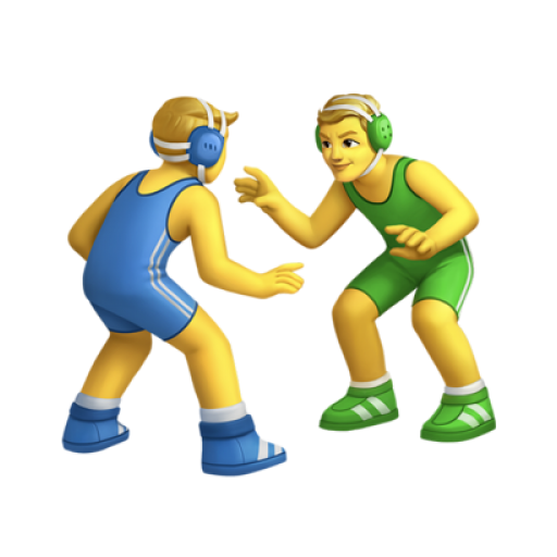 🤼‍♂️ Emoji Homens Lutando - Emojis para Copiar